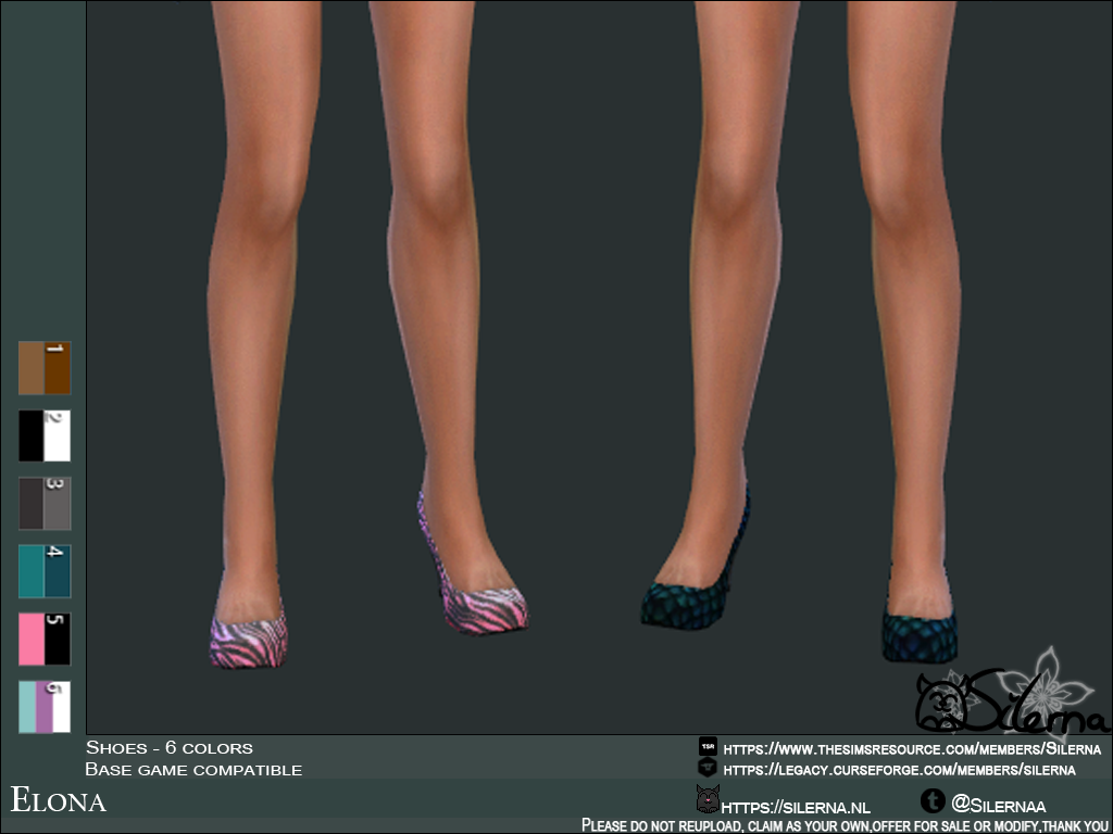 Elona Pumps - The Sims 4 Create a Sim - CurseForge