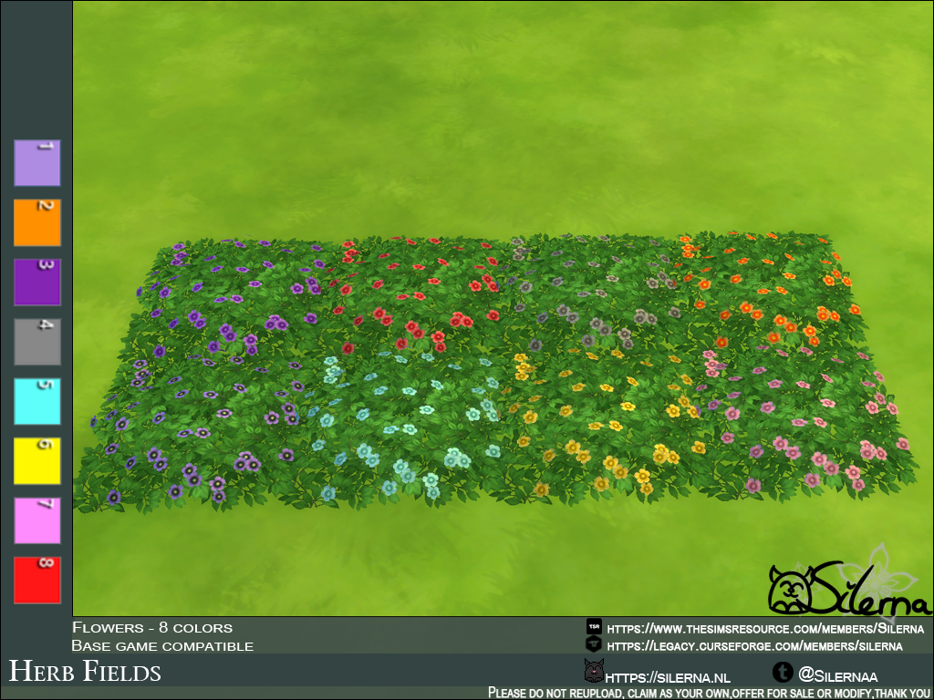 Herb Fields - The Sims 4 Build / Buy - CurseForge