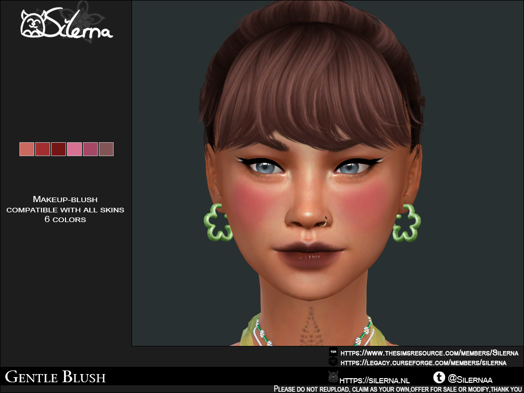 Gentle Blush - The Sims 4 Create a Sim - CurseForge
